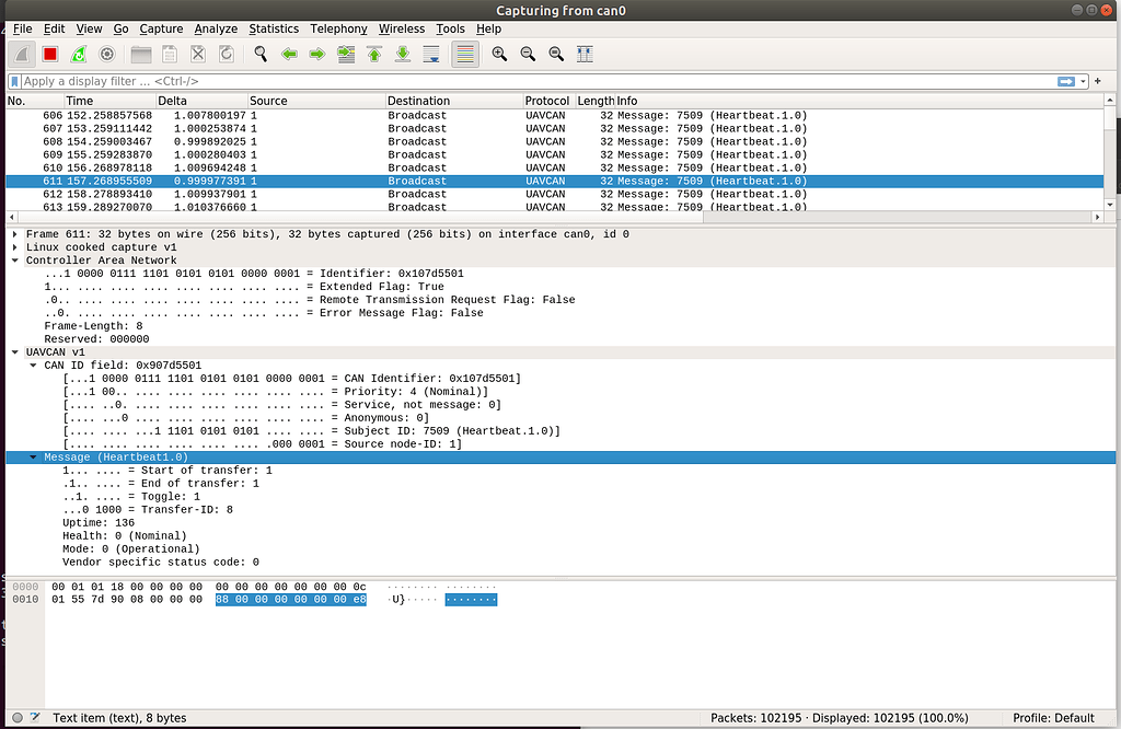 UAVCAN v1 Wireshark plugin - Applications & Usage - OpenCyphal Forum