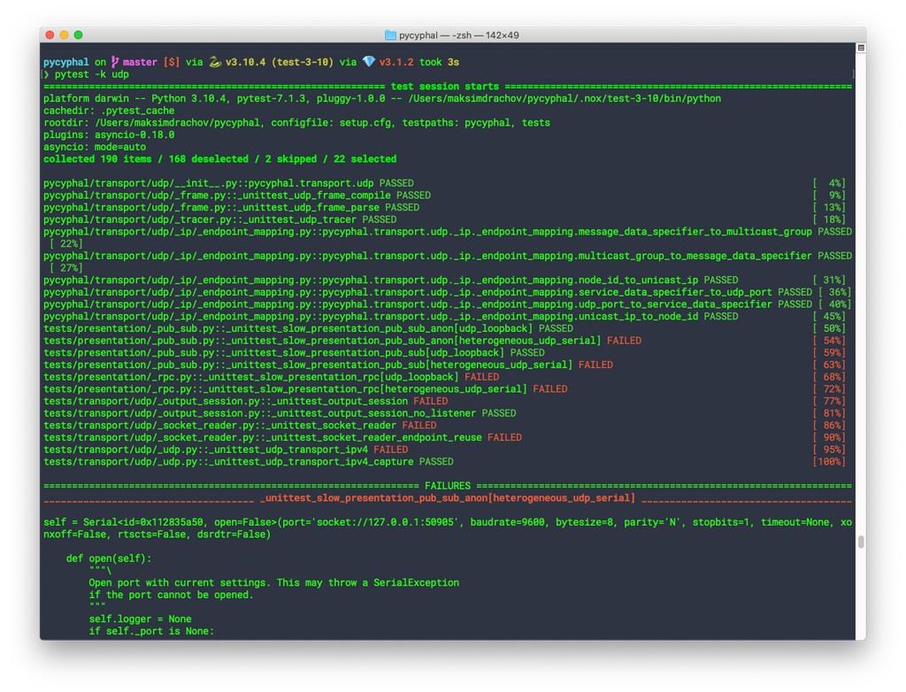 Loopback Setup MacOS For Unit Testing PyCyphal OpenCyphal Forum